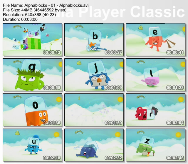 {DVDRip} Brainy Baby Alphablocks Educational Video Collection for Kids