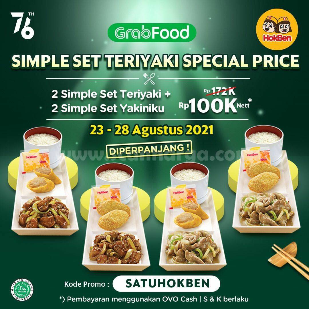 HOKBEN Promo 4 BENTO SPECIAL cuma Rp. 100K nett* via GRABFOOD - scanharga HOKBEN Promo 4 BENTO SPECIAL cuma Rp. 100K nett* via GRABFOOD - scanharga