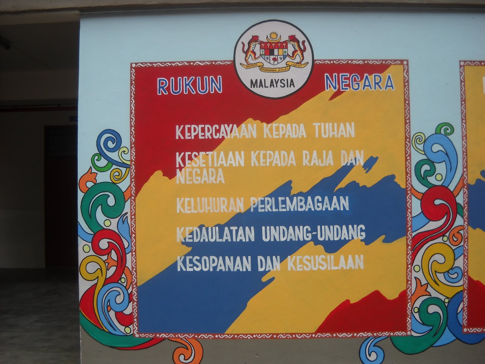 Pelukis Mural Shah Alam: Rukun Negara