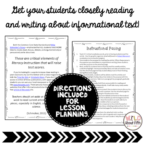 How to Incorporate Close Reading & Opinion Writing Into Your Classroom ...