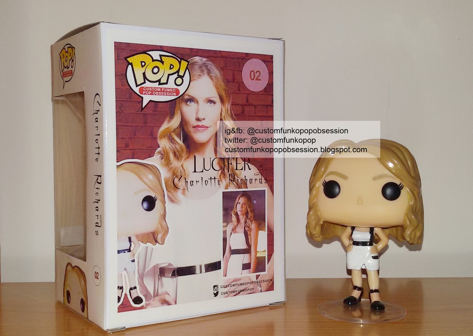 Lucifer - Charlotte Richards Custom Funko Pop