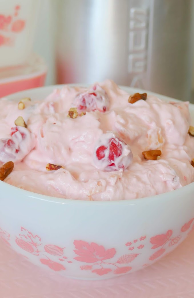Easy Pink Cherry Fluff Salad Recipe