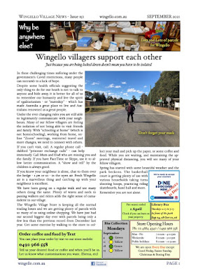 Wingello Village News