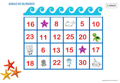 Aprendemos xuntos: BINGO DE NÚMEROS
