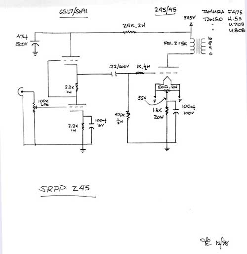 JE Labs Arkiv (up to 2008): JE Labs SRPP 45/2A3