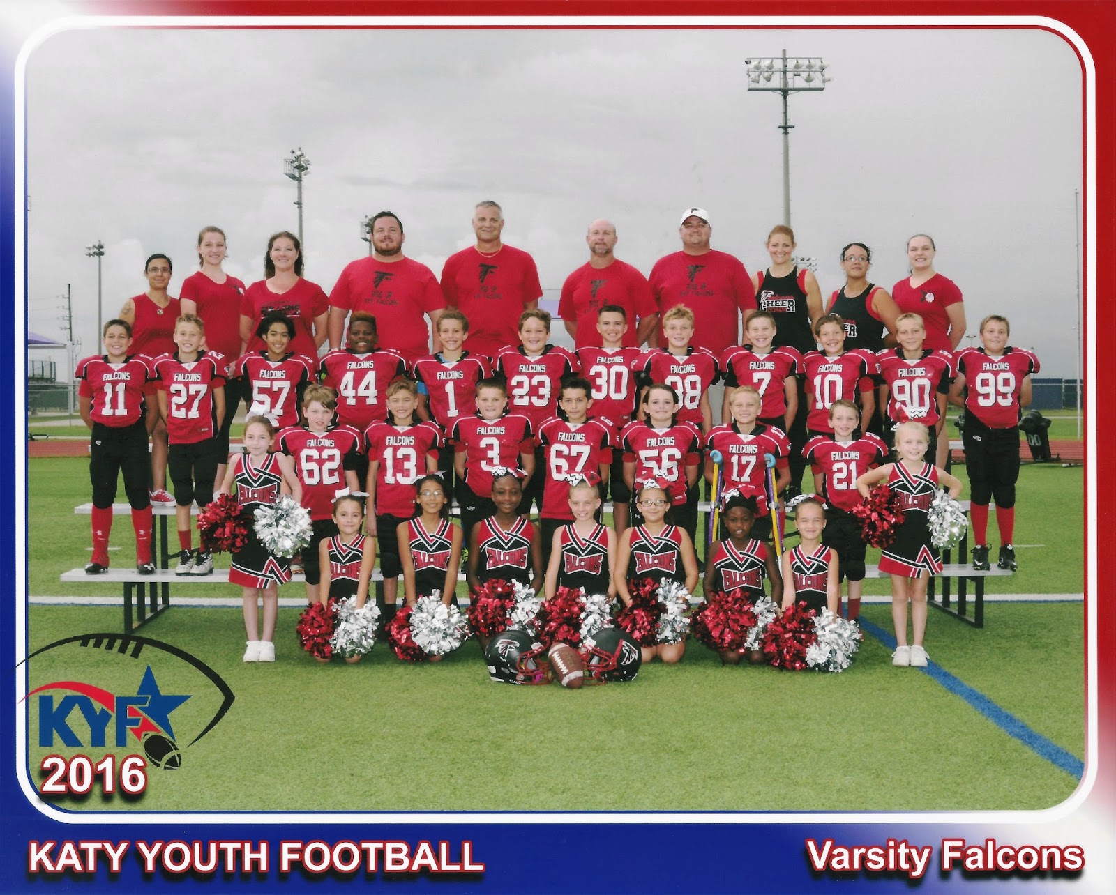 Courtright Family: Falcons Football