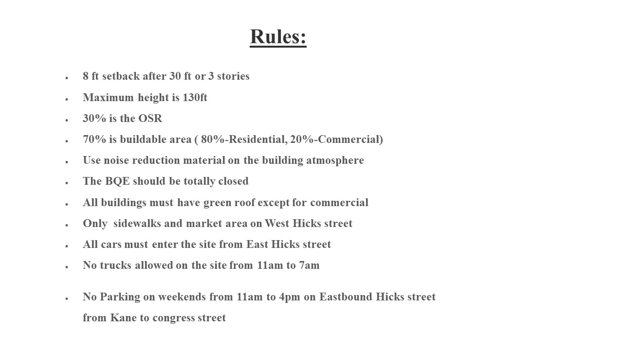 Housing Units and Rules