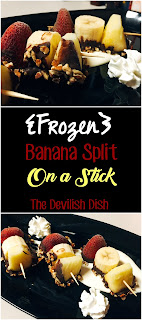 The Devilish Dish: {Frozen} Banana Split on a Stick
