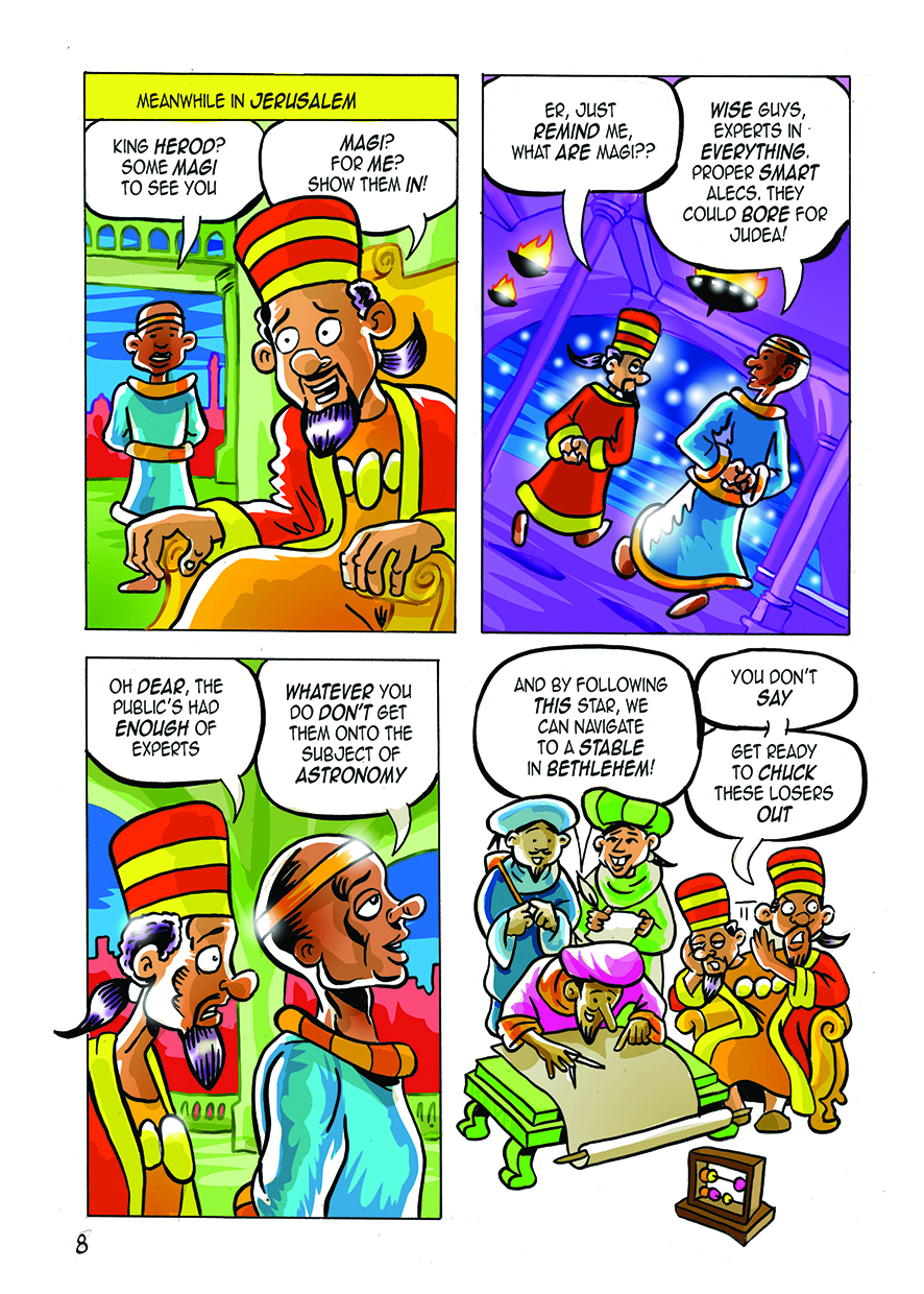 Kev F comic art: The Nativity Comic by Kev F Sutherland