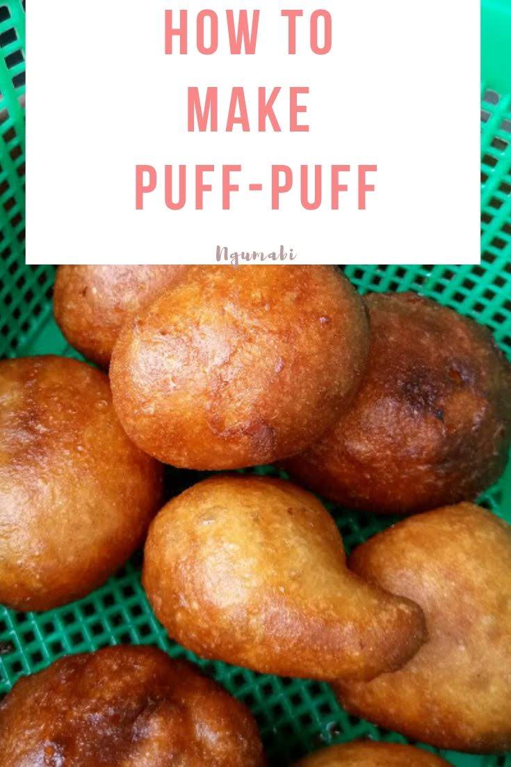 how to fry puff-puff at home