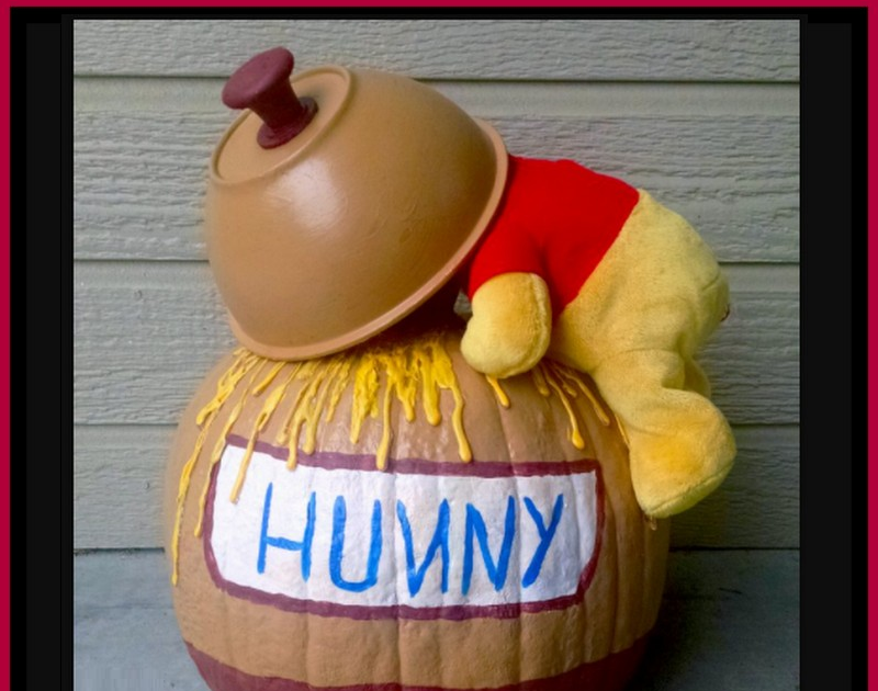 DIY And Household Tips: Winnie The Pooh Honey Pot Pumpkin