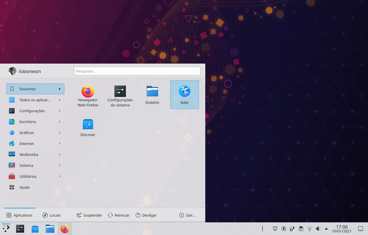 KDE Plasma ganha novo menu de aplicativos