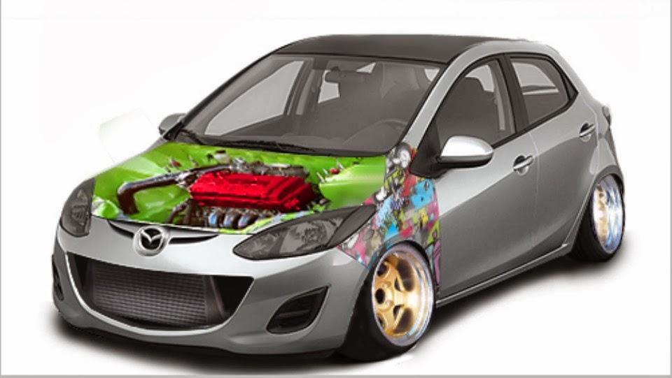2014 Mazda 2 Modified Wallpaper - ColorCars