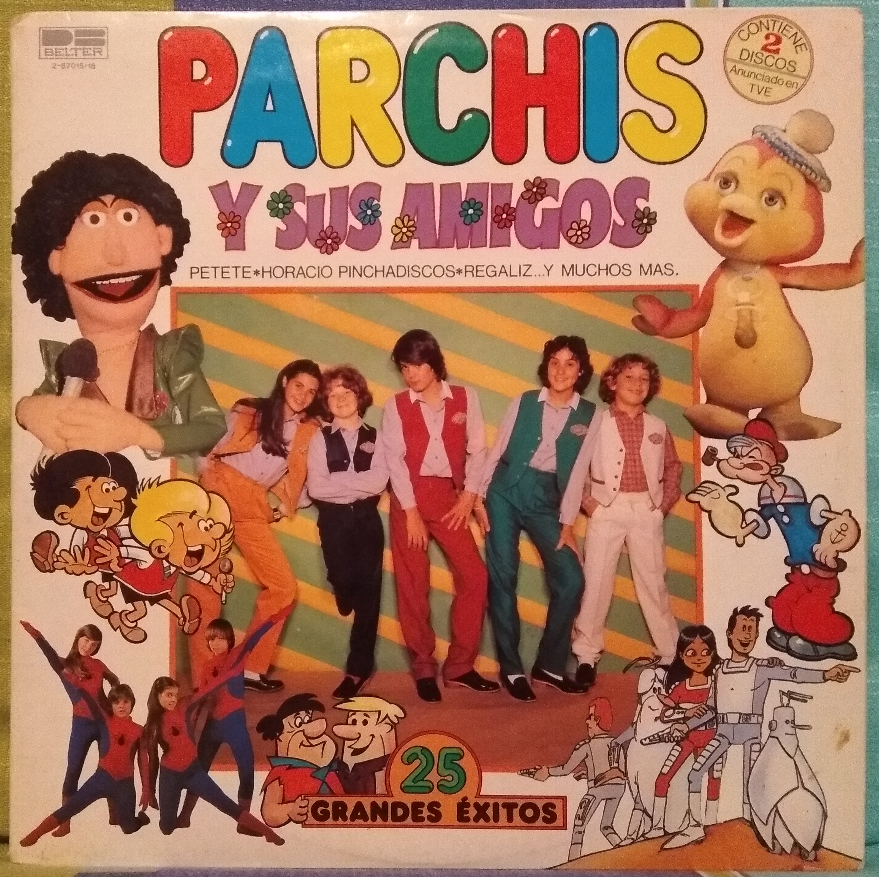 Parchís y sus amigos - 25 grandes éxitos (Discos Belter, 1981)