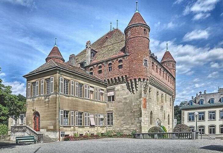 Piękna nasza Ziemia cała: Europa Szwajcaria Lozanna Zamek