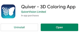Geography teacher sharing: Quiver app showing AR