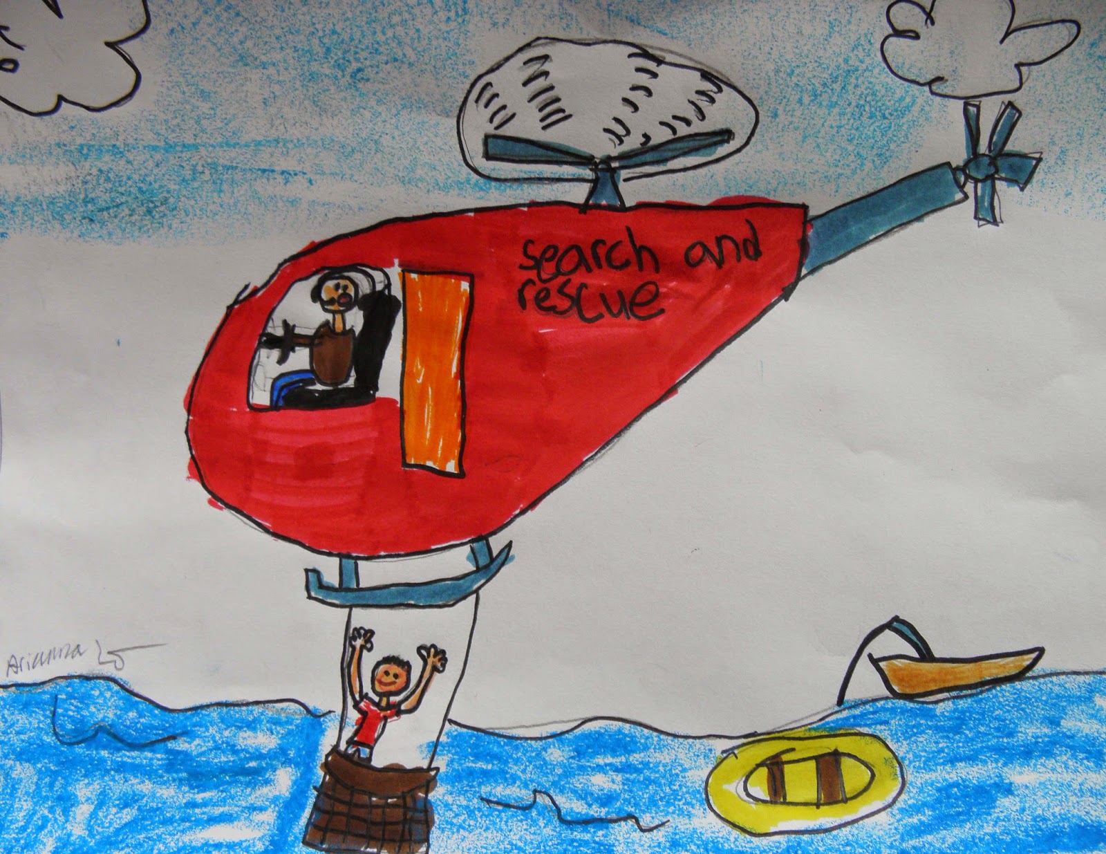 Jenny Liang's Painting and Drawing Blog: Creative Drawing - Rescue ...