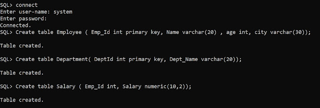 B.Com Computer Notes: BCA RDBMS PRACTICAL NUMBER_1