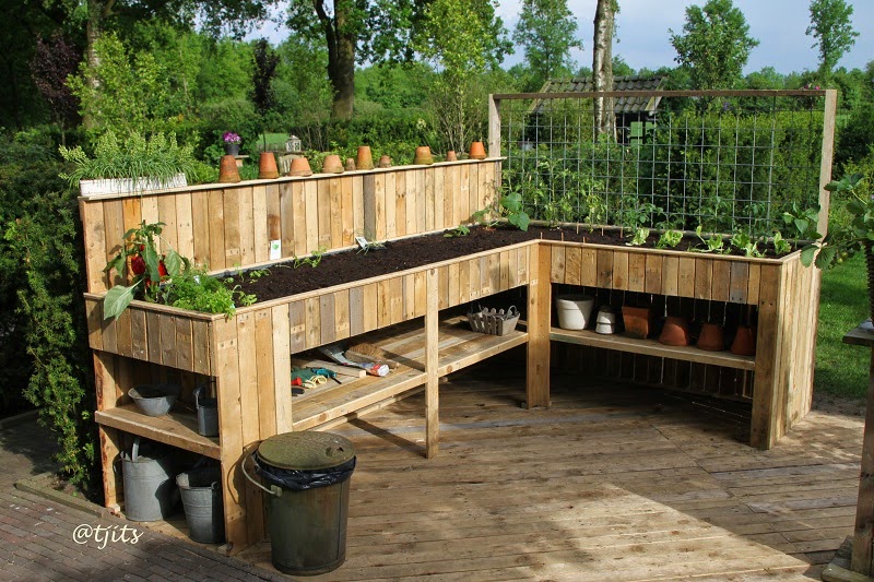 Thuis bij Tjits: Moestuin op poten