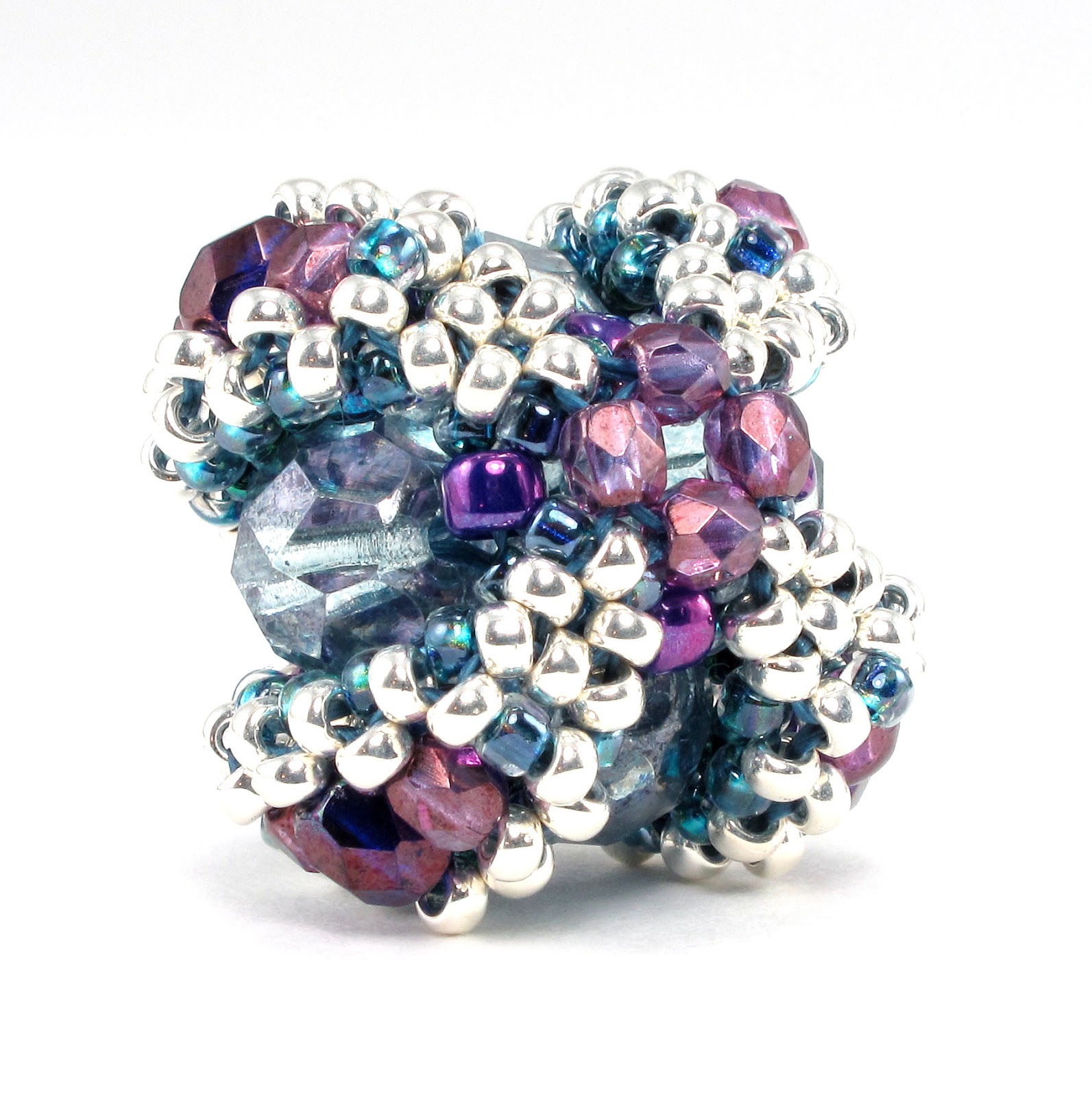 Bead Origami: Beadwork's 15th Anniversary Beaded Bead Contest: Treasure ...