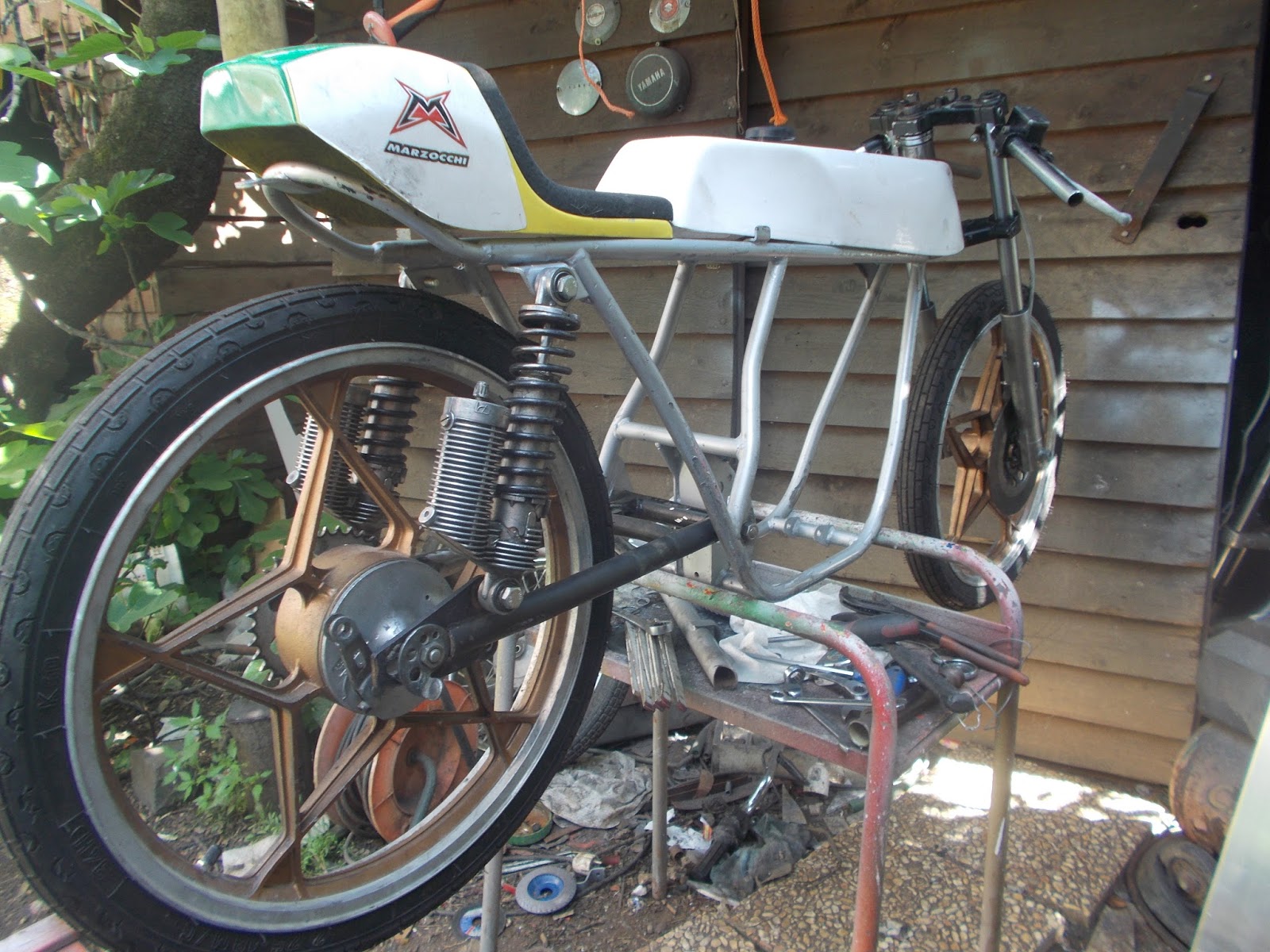 trasformazioni moto da corsa d'epoca: Minarelli/Verlicchi 50 cc Corsa corta