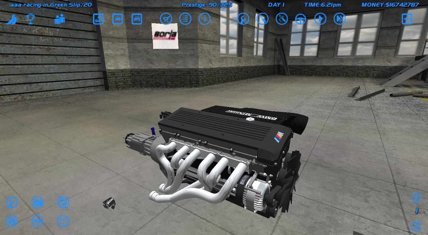 SLRR моды: BWM M3 E46 S54B32 Engine