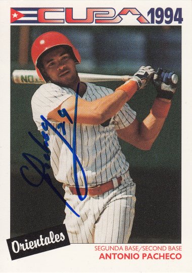 Daily Autograph: Antonio Pacheco