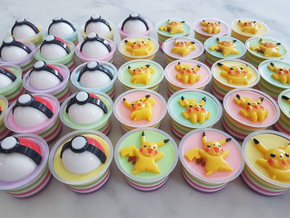 Yochana's Cake Delight! : Pokemon Jelly Cups