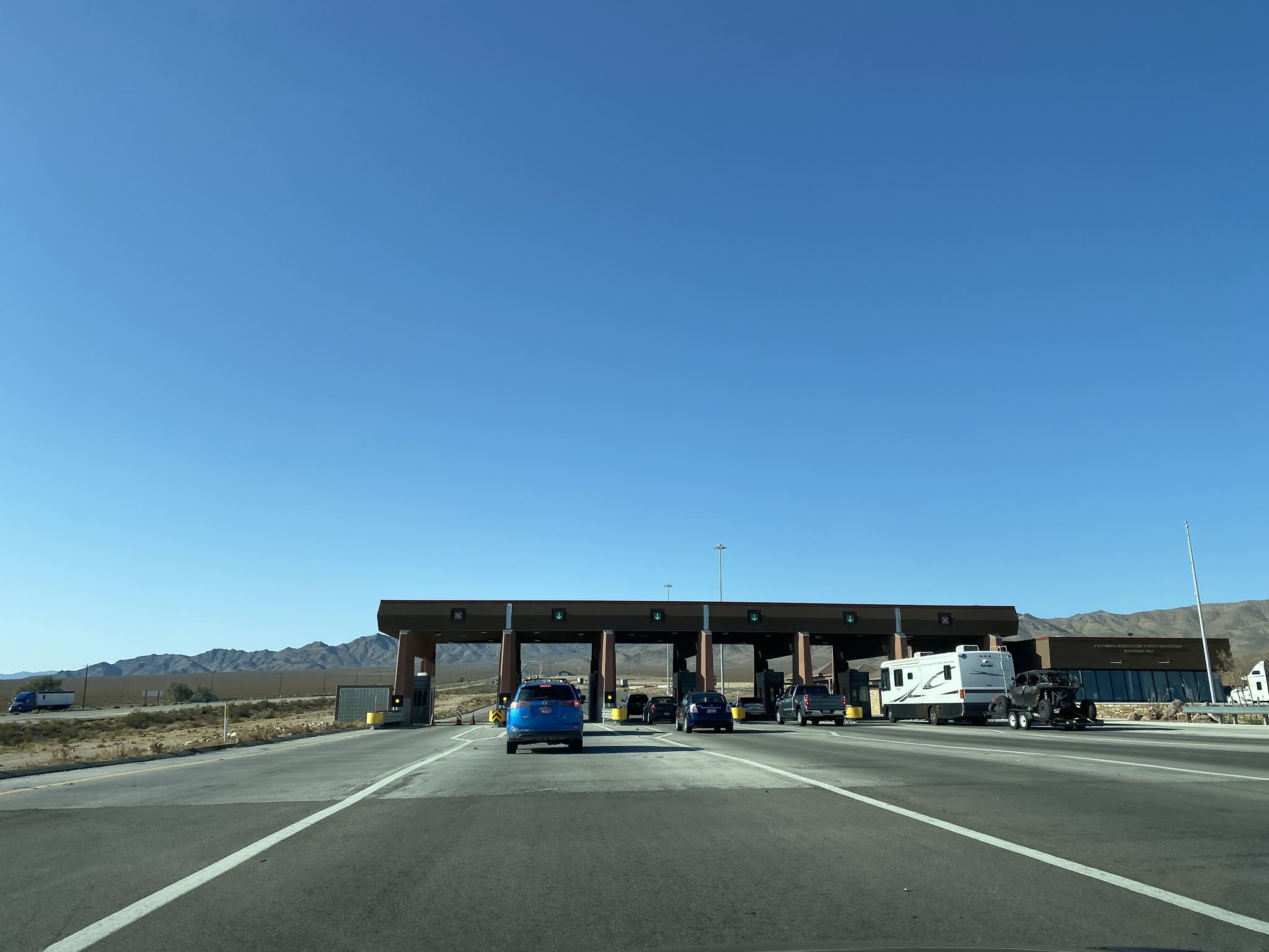 Interstate 15; the Mojave Freeway from Barstow to the Nevada State Line