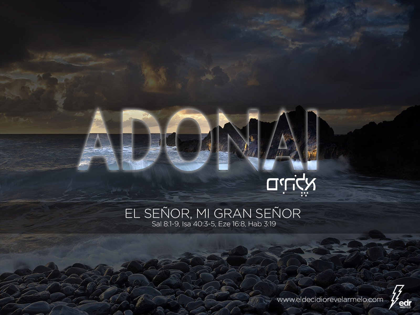 Versículos de la biblia sobre Adonai