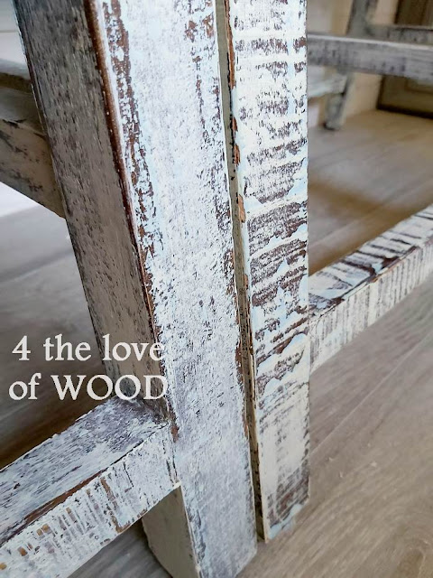 4 the love of wood: RUSTIC PAINT TECHNIQUE - dining chairs