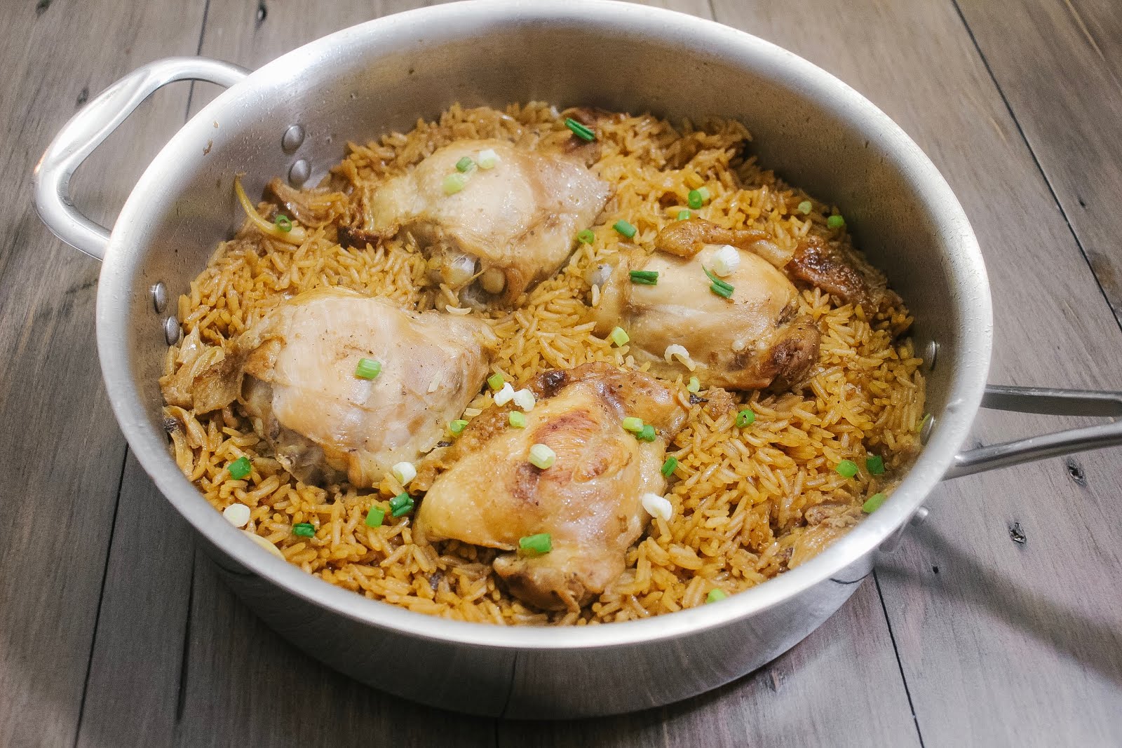 One Pot Adobo Chicken Rice