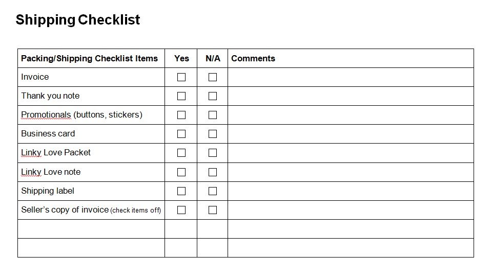 Krissi's Art Studio: Marketing Tidbit: Make Packing/Shipping Easy