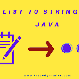 convert list to string java
