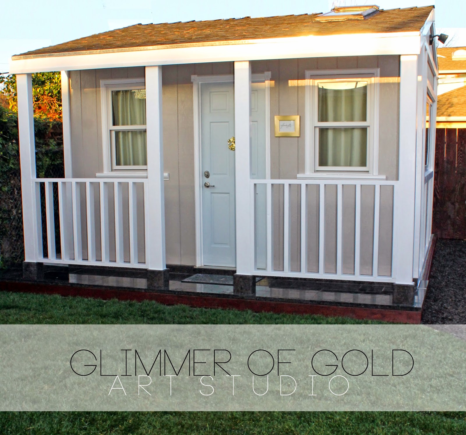 Living My Style: My Perfect Outdoor Cottage Art Studio & Home Office