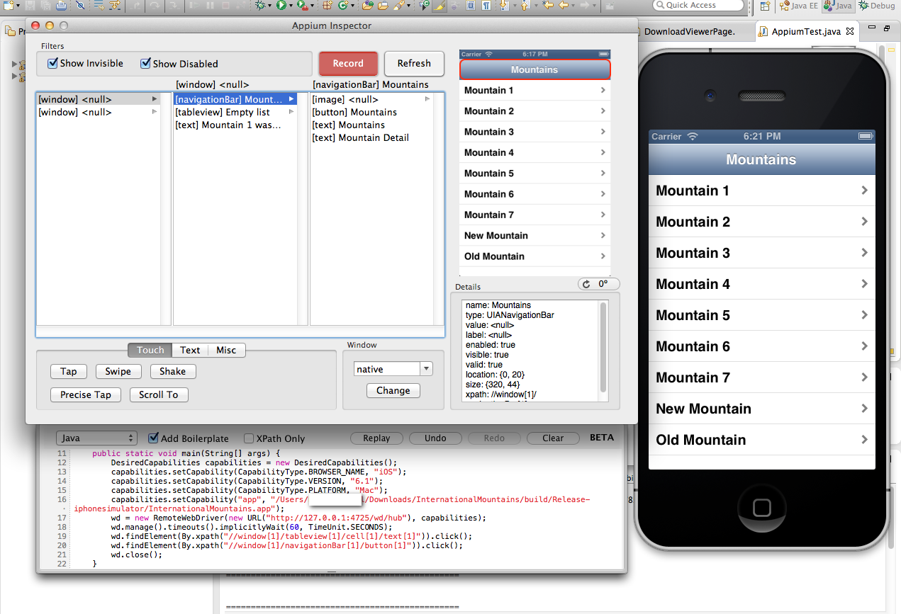 Seleniumworks: Appium Native iOS App Testing | WebDriver