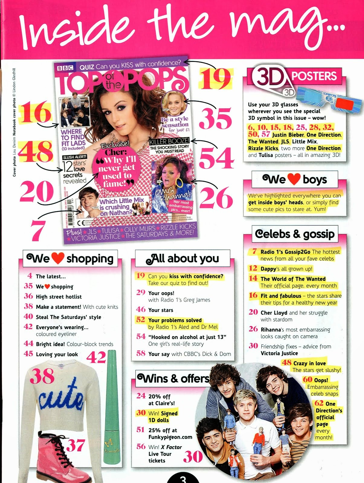 AS Media Studies Foundation Portfolio: Contents Page, Conventions.