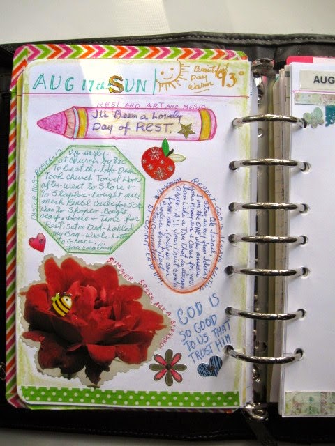 A Palette Full of Blessings: Planner/Journal pages