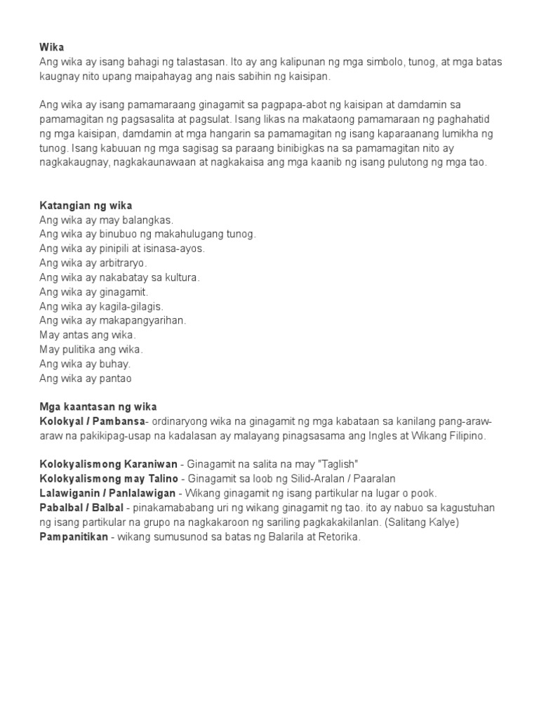 salitang balbal - philippin news collections