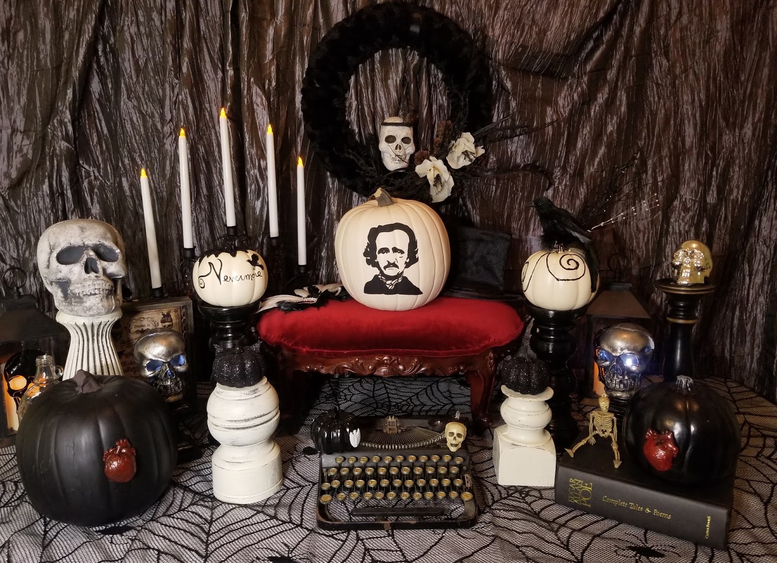A Bewitching Guide to Halloween: Edgar Allan Poe Party from Pumpkins ...