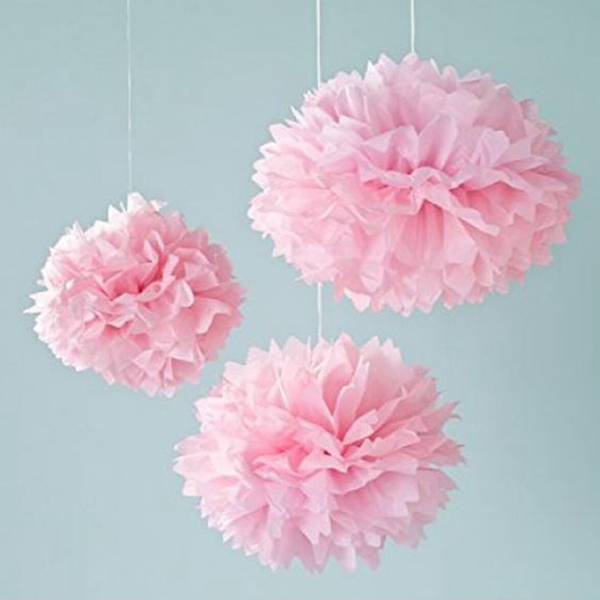 Cómo hacer Pompones de Papel Seda para Decorar una Fiesta o Boda ...