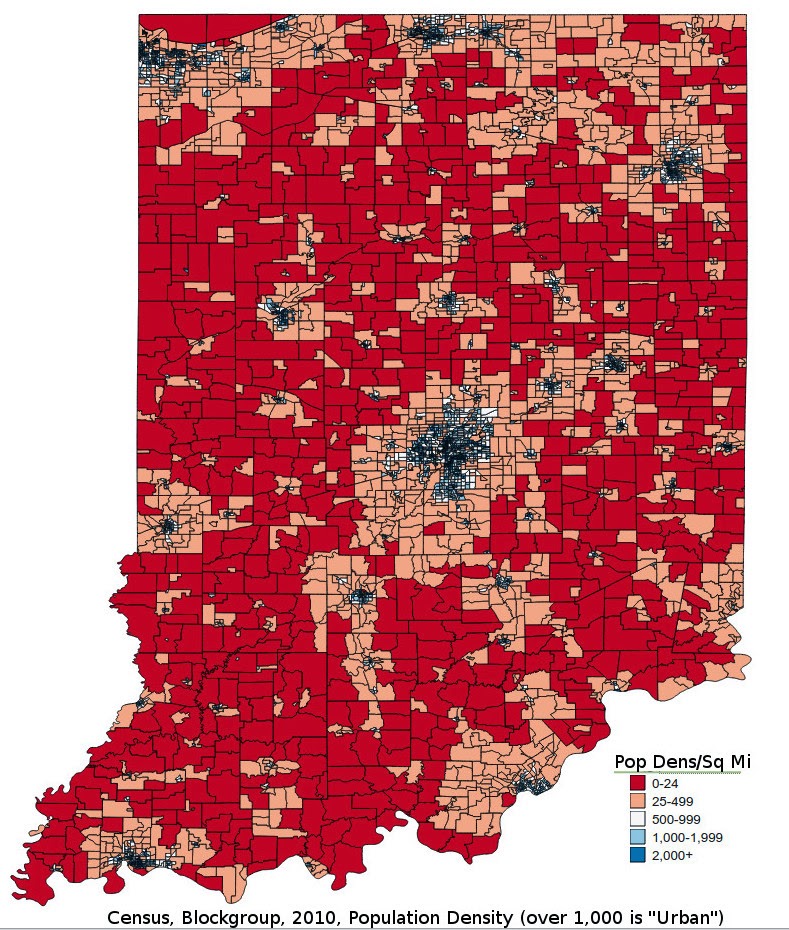 Sociologist in Fall Creek Place: Indiana State Legislative Districts vs ...