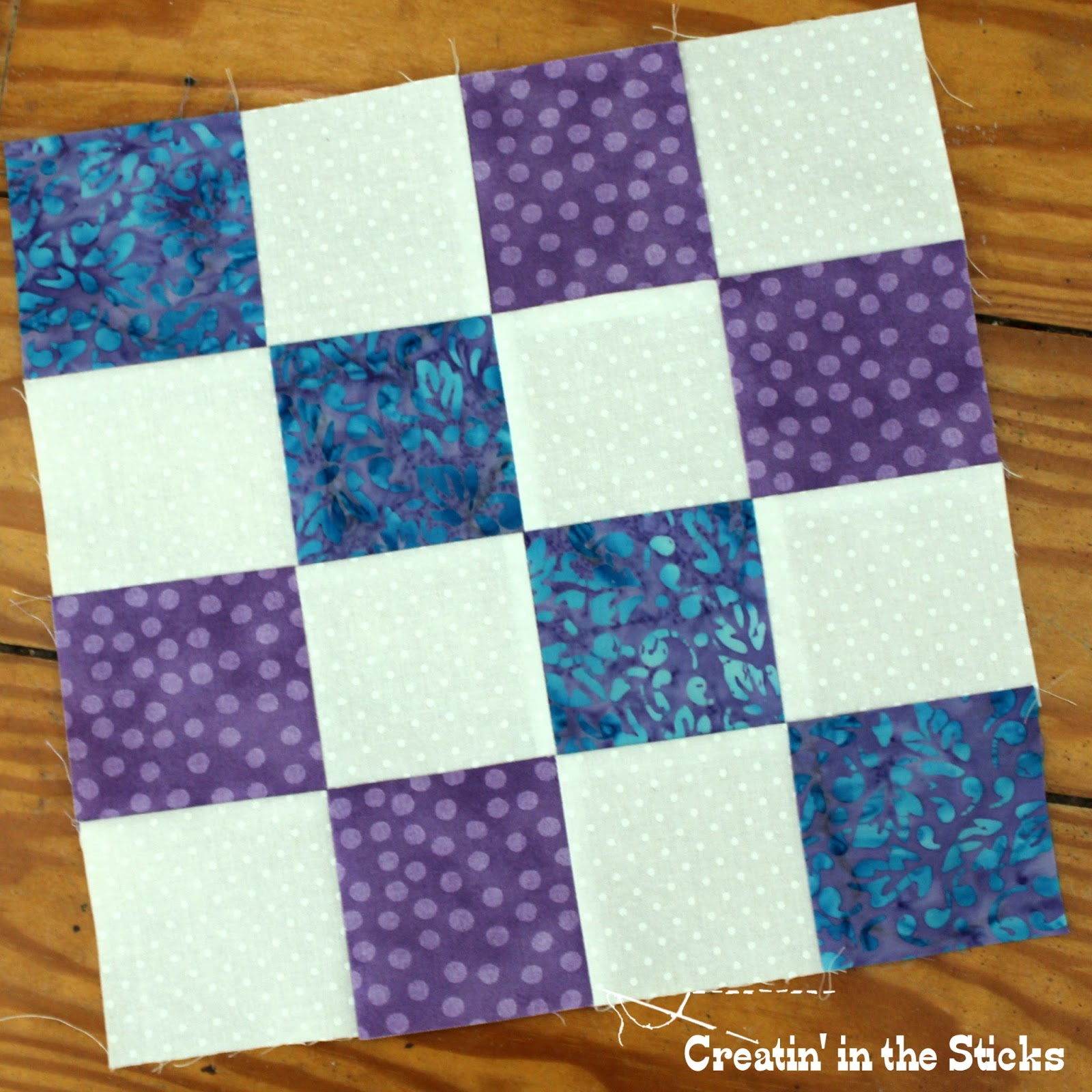 Creatin' in the Sticks: 30 Quilt Blocks in 30 Days - Block 17