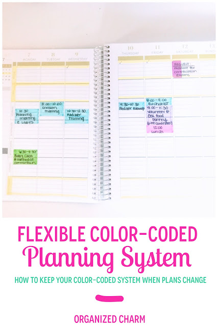 Organized Charm: How to Create a Flexible Color-Coded Planning System