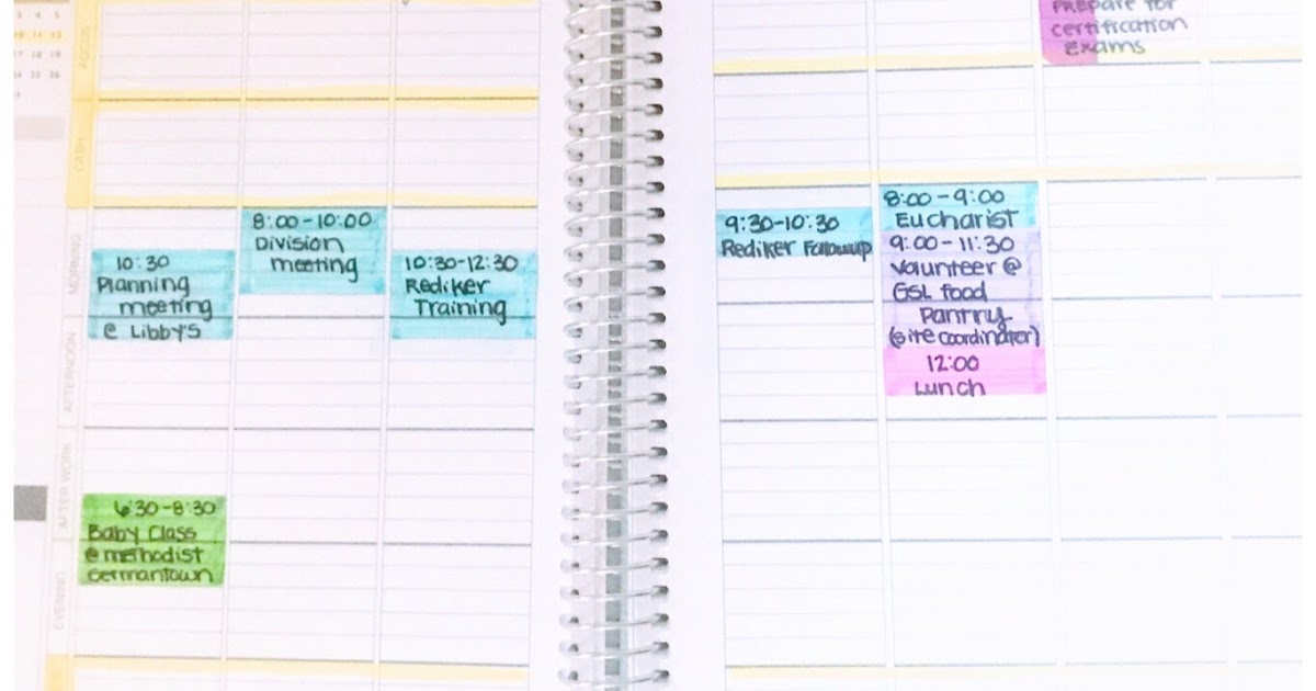 Organized Charm: How to Create a Flexible Color-Coded Planning System