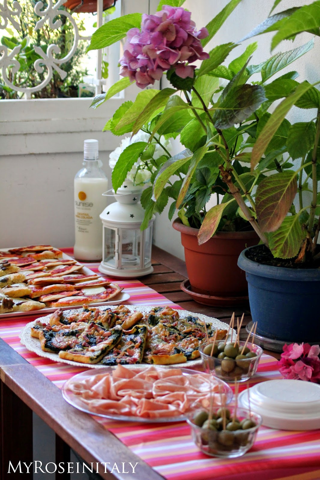 My RoseinItaly: Menù per un'apericena in terrazzo