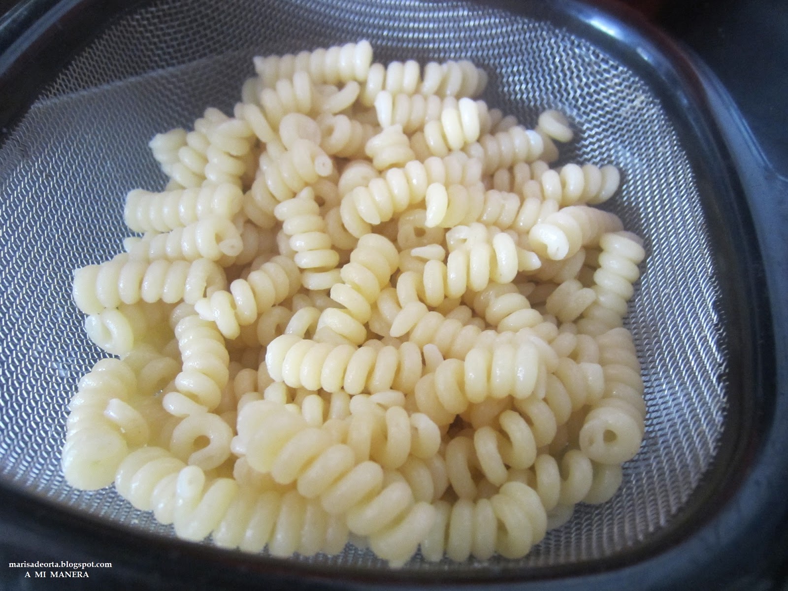 A mi manera: PASTA DE PICOTEO