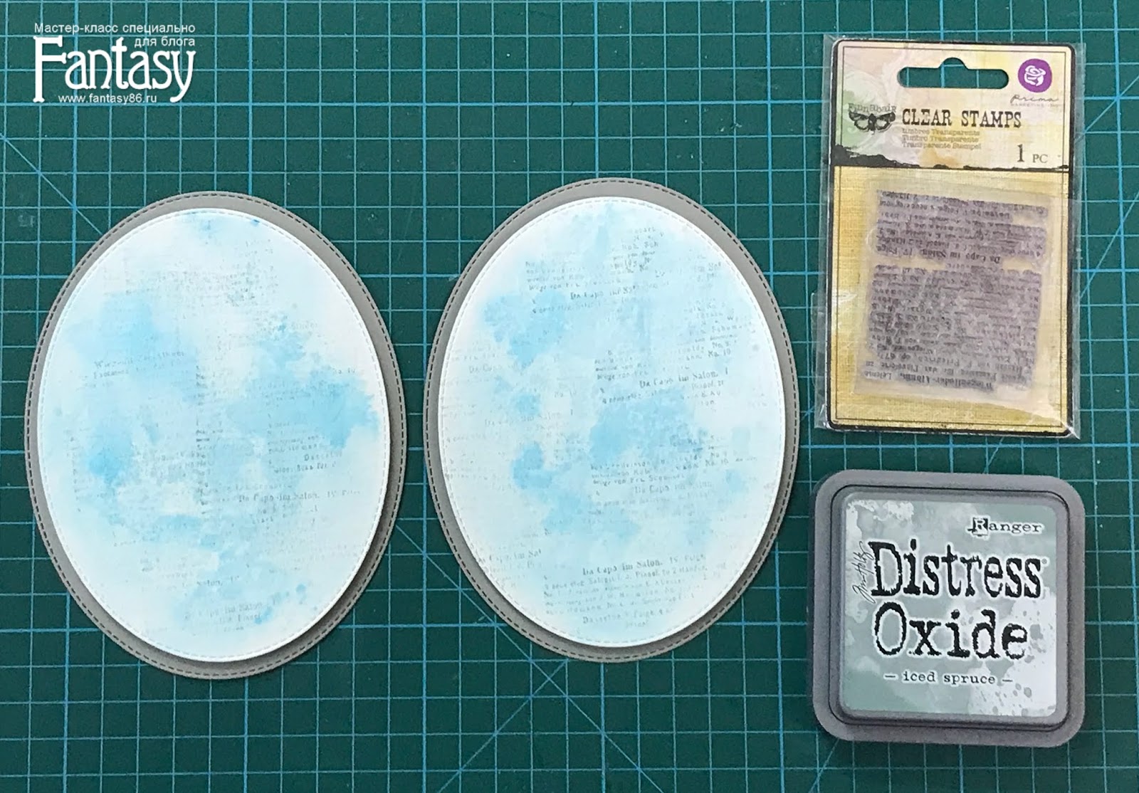 FANTASY: Simple Oval Shaped Cards + Tutorial by Dutt Preety