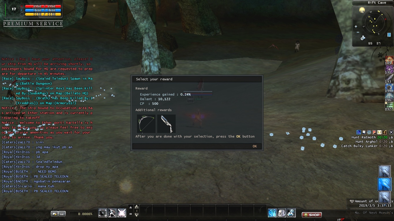 Panduan Leveling 1 - 35 Bellato Tercepat RF Online