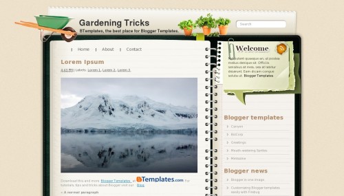 10 Template Blogger Keren Gratis